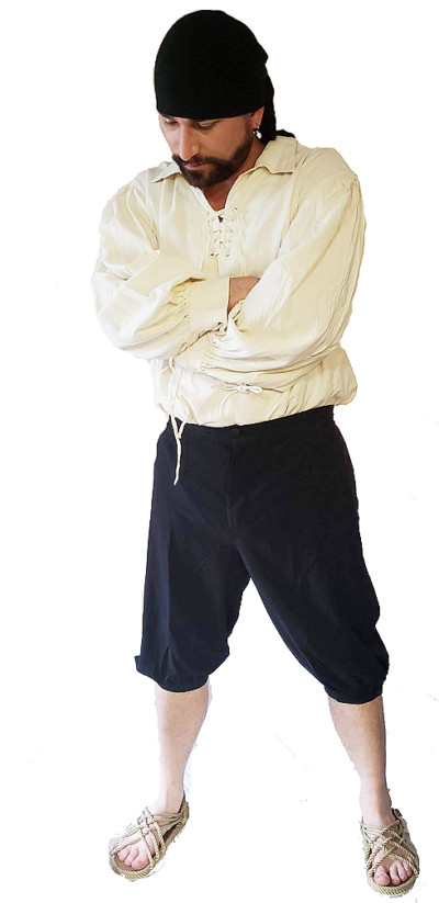 Organic Cotton Proper Knee Britches (Breeches) | Dress Like a Pirate