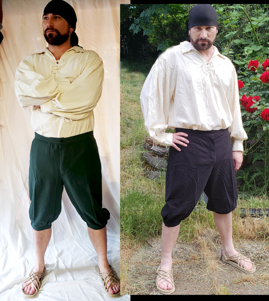 Organic Cotton Proper Knee Britches (Breeches) | Dress Like a Pirate